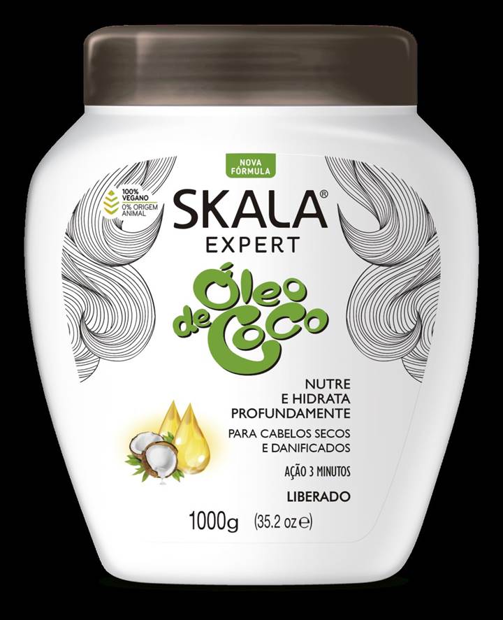 CREME TRATAMENTO SKALA OLEO DE COCO 1KG | Big Lar