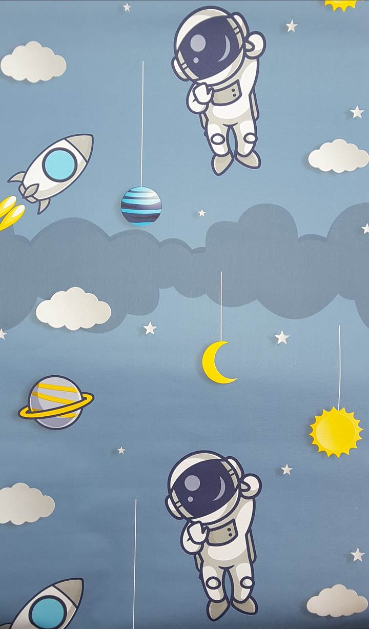 PAPEL DE PAREDE ASTRONAUTA | Big Lar
